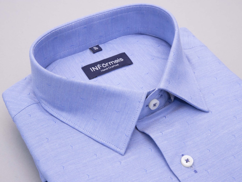 Buy Superstar sky blue dobby shirt at INR 599 online from Informels ...